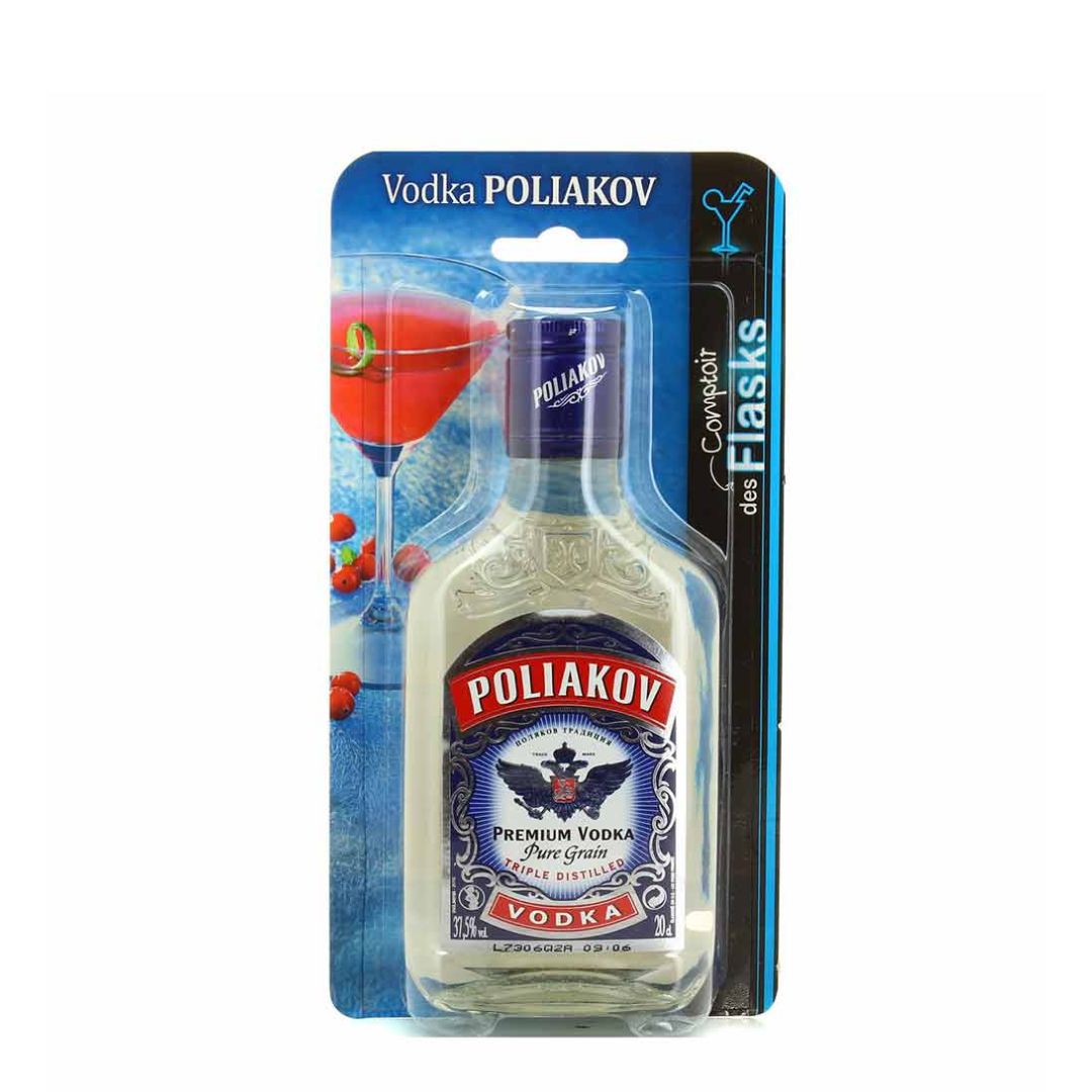 FLASK POLIAKOV VODKA 37.5D 20CL