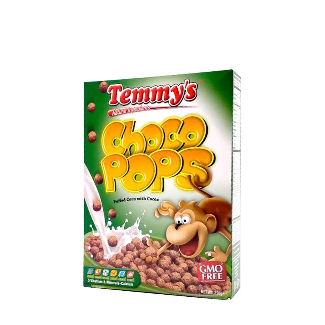 TEMMY'S CHOCO POPS 250G
