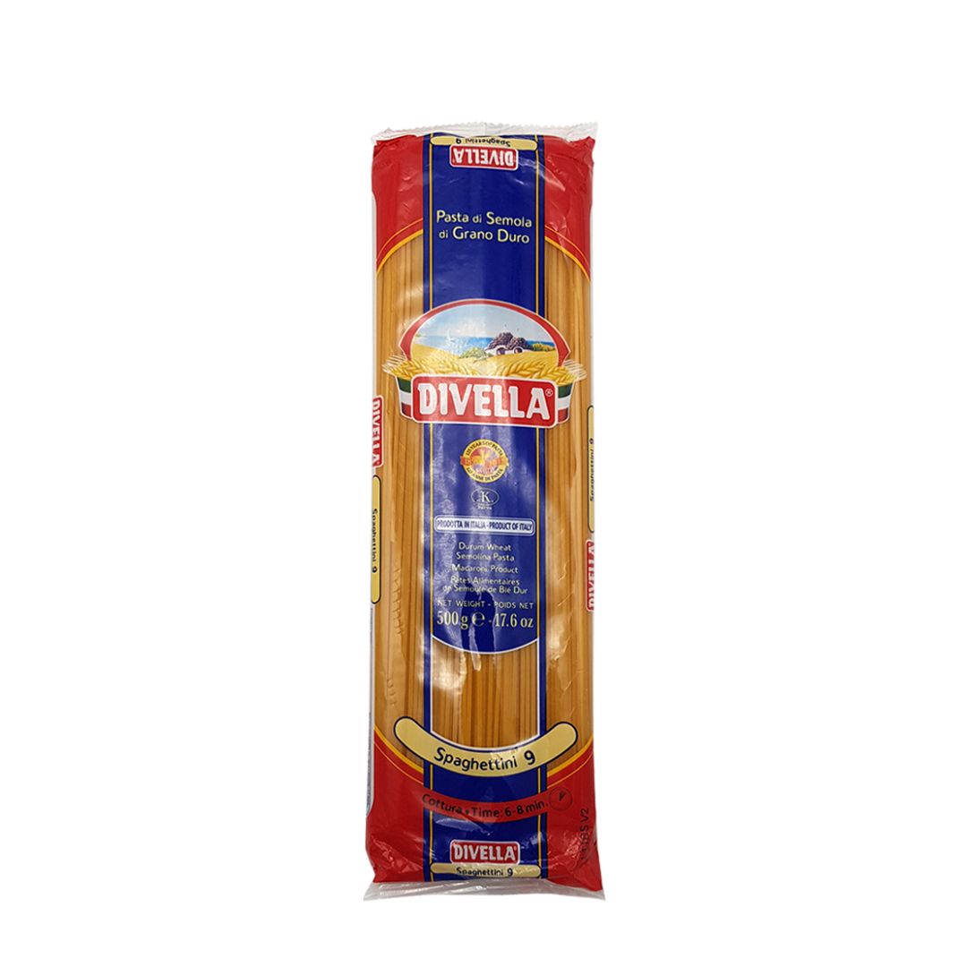 DIVELLA PASTA SPAGHETTINI #9 500G