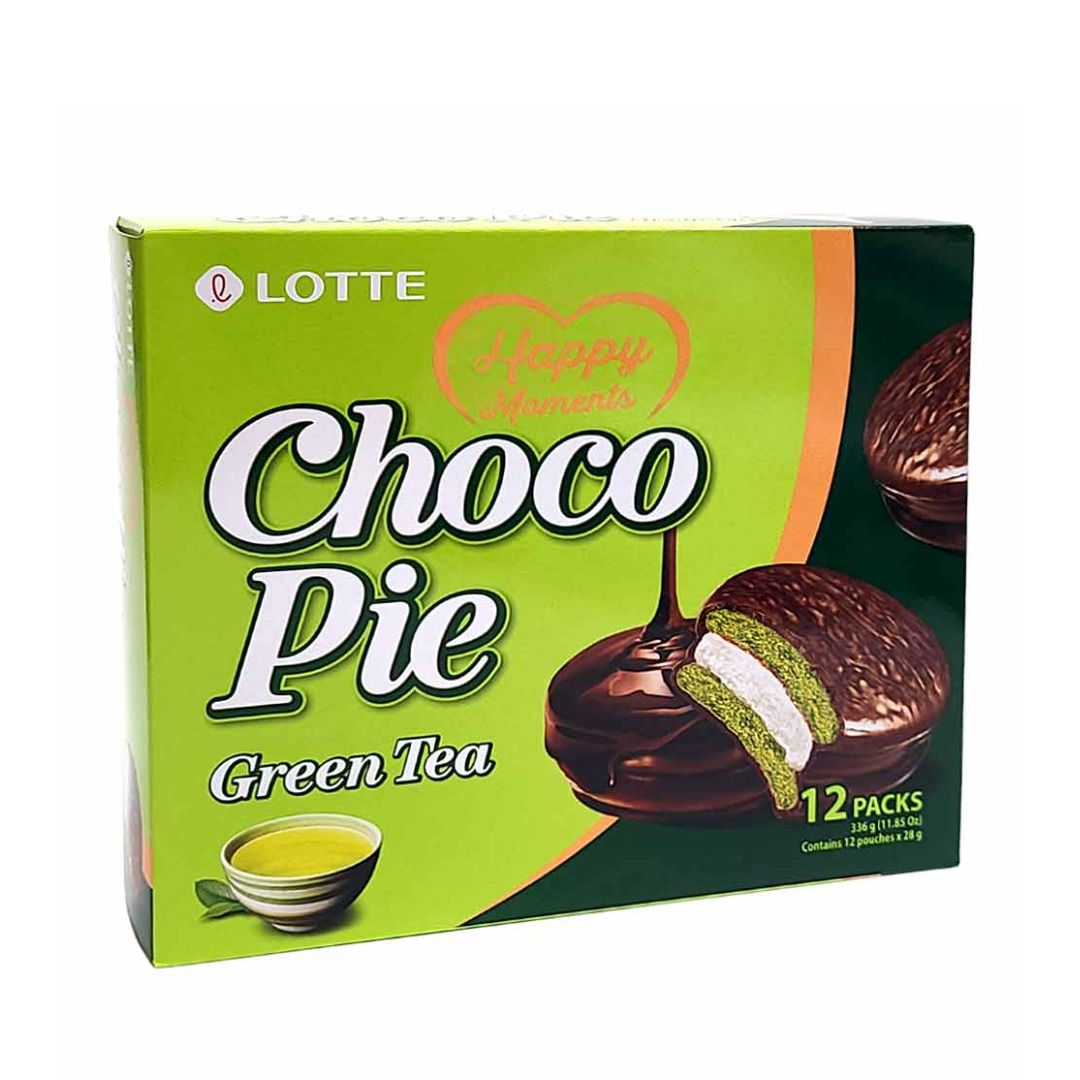 LOTTE CHOCOPIE GREEN TEA 336G
