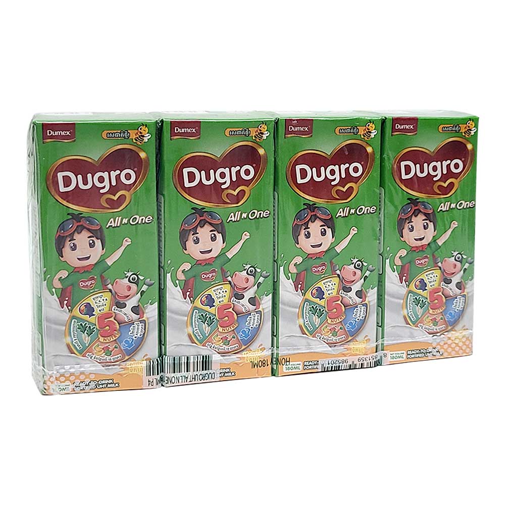 DUGRO ALL IN ONE HONEY 180MLX4 DUGRO ALL IN ONE HONEY 180MLX4