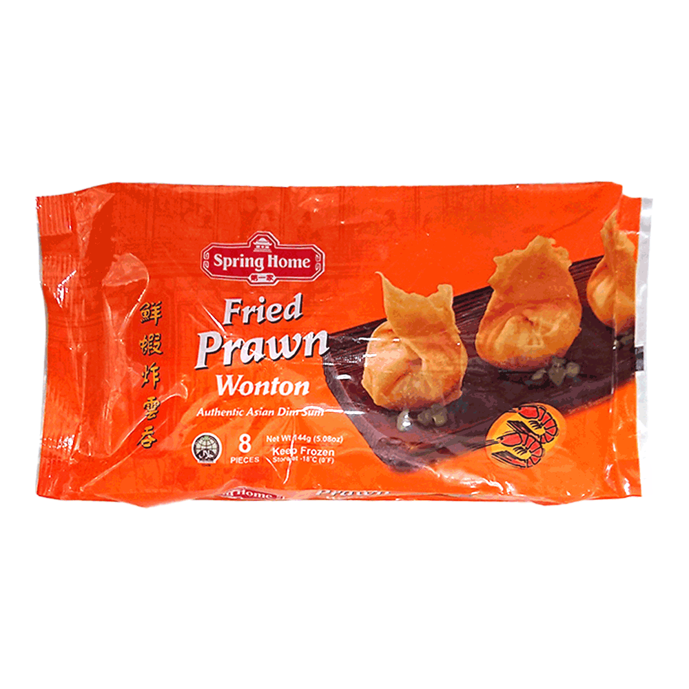 SPRING HOME FRIED PRAWN WONTON 144G