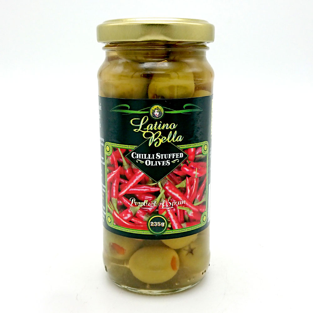 LATINA BELLA CHILLI STUFFED OLIVED 235G