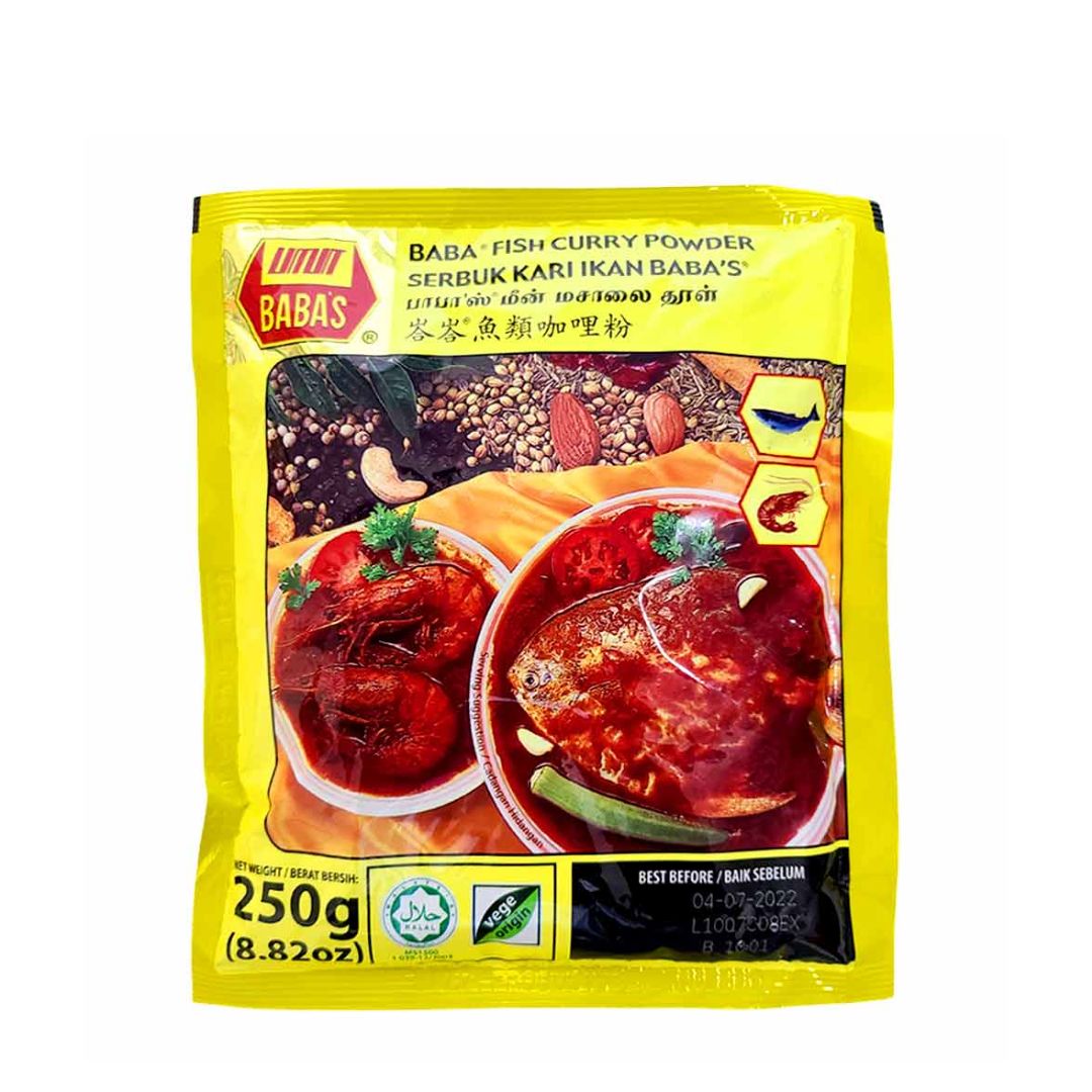 BABAS FISH CURRY POWDER 250G